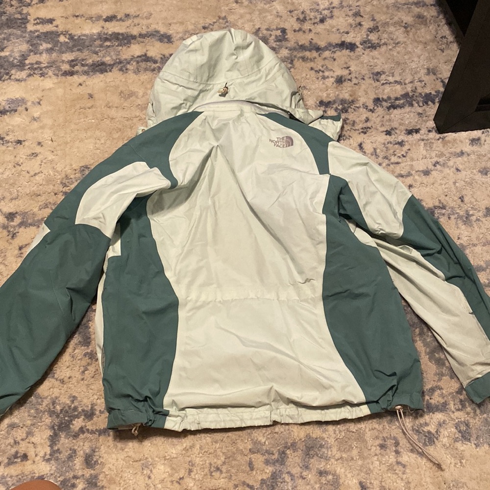 Green North Face Gore Tex Rain Jacket Size Small - Gem